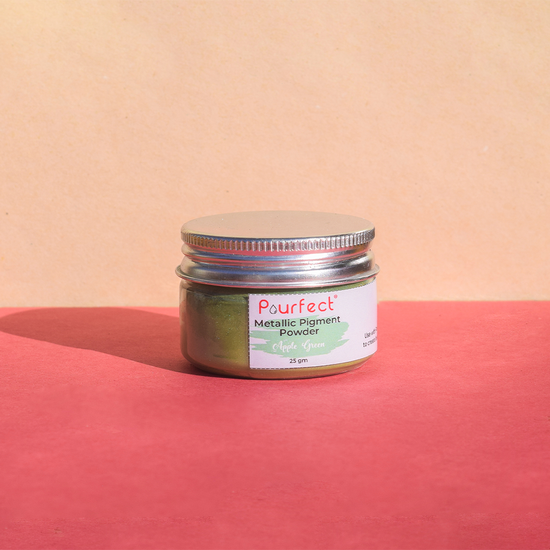 Apple green (Metallic pigment powder) - 25gm